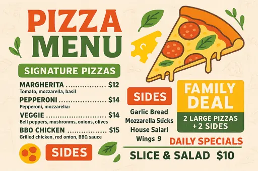 Menu Generator For Free - Instantly Create Visual Menus