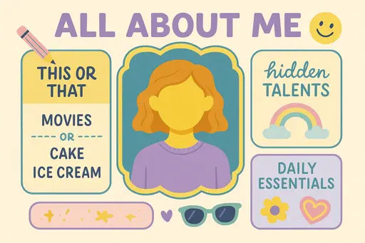 AI All About Me Poster Generator | Create All About Me Poster for Free