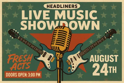 AI Band Poster Generator | Create Band Poster for Free